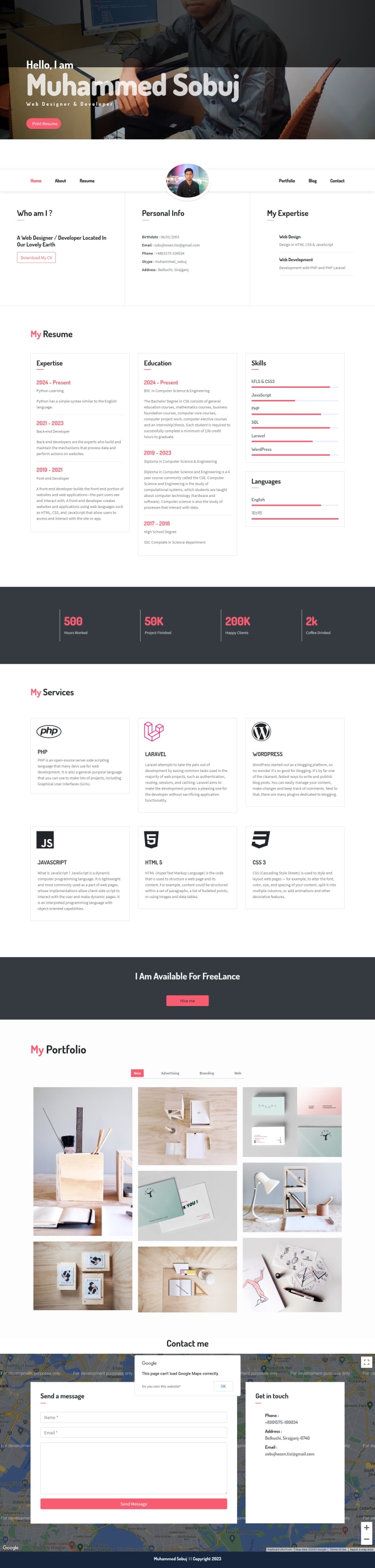 Create Web Design With Html Css Bootstrap And Javascript To Font End Developer By Team404cst
