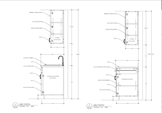 Provide 2d shop drawings by Shawnhammond395 | Fiverr