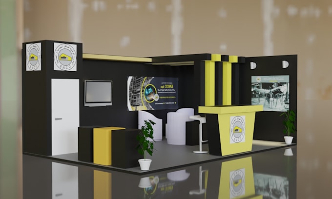 Design 3d fair booth, stand expo, virtual exhibition by Kdyori | Fiverr