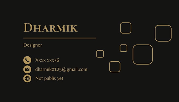 Design an attractive business card for your company by Dharmik_bera | Fiverr