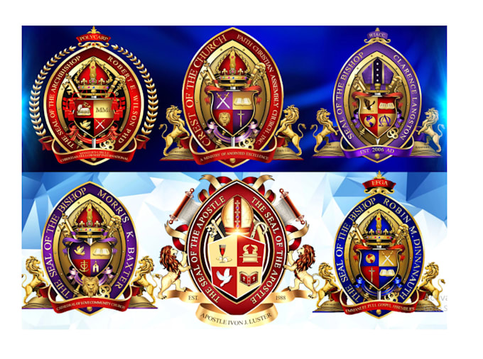 Create a church seal, church ministry seal or bishop by Owen_bull | Fiverr