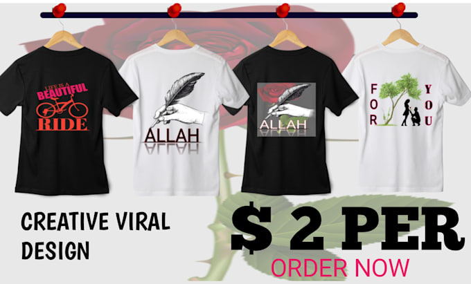 Do custom viral t shart design for your print on demand by ...