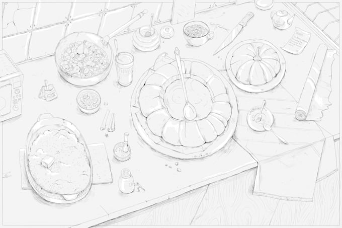 Make a creative line drawing for you by Narehdavtyan | Fiverr