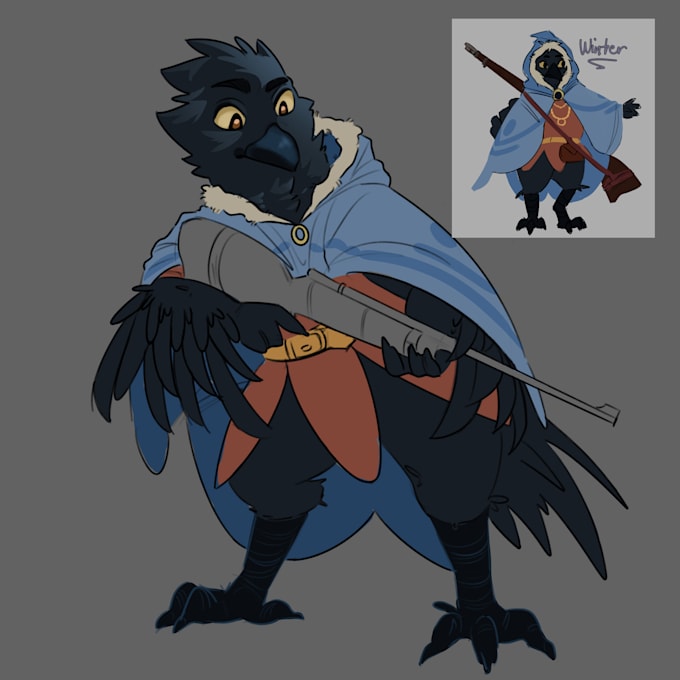 Create a drawing of your fursona by Ranch01 | Fiverr