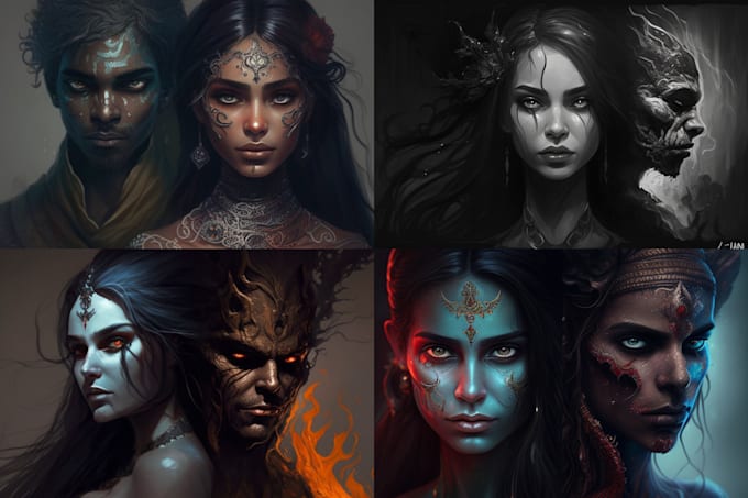 Create mesmerizing ai generated concept art with midjourney by Youseefmas | Fiverr