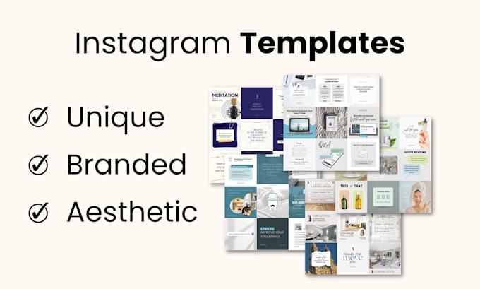 Create instagram templates for your brand by Sophisticagency | Fiverr