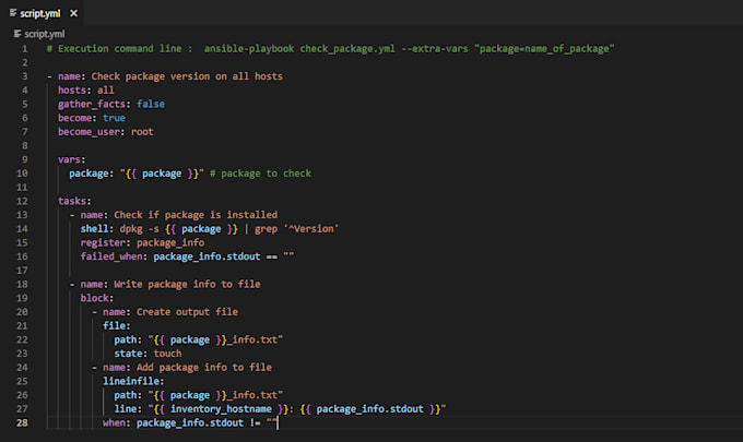 Write automation scripts on ansible, bash, python by L1l_star | Fiverr Write automation scripts on ansible, bash, python by L1l_star | Fiverr
