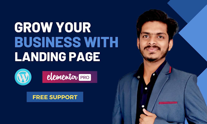 Build responsive and creative wordpress landing page by Programmerbabu ...