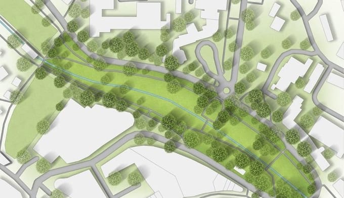 Create an architecture site plan map by Sskye21022 | Fiverr