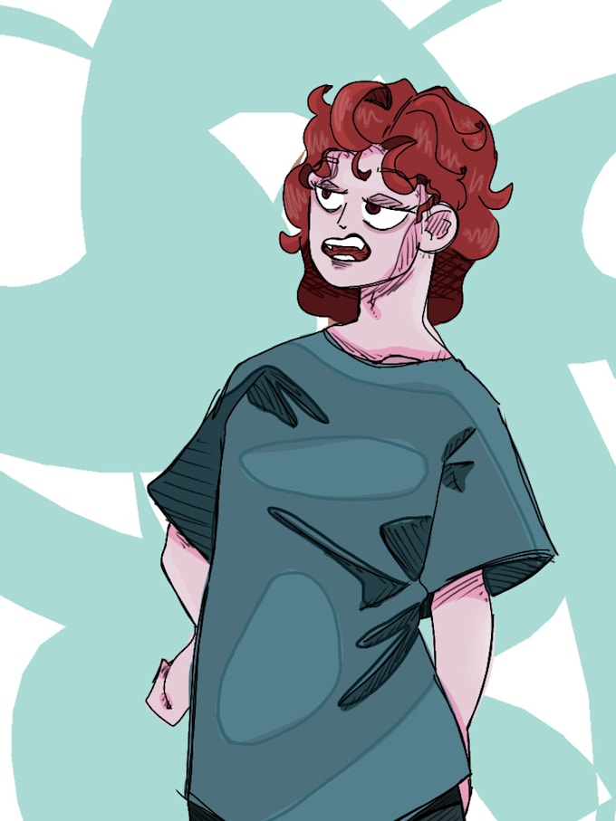 Draw 2d character art by Nooby_arts | Fiverr