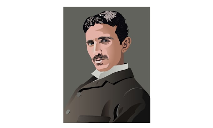 Draw realistic flat portrait from your photo by Debodev | Fiverr