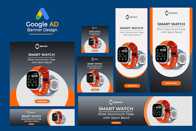 Do eye catchy google ad banner design by Designsweety | Fiverr