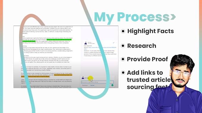 Fact check your article, report or web content by Ethhix | Fiverr