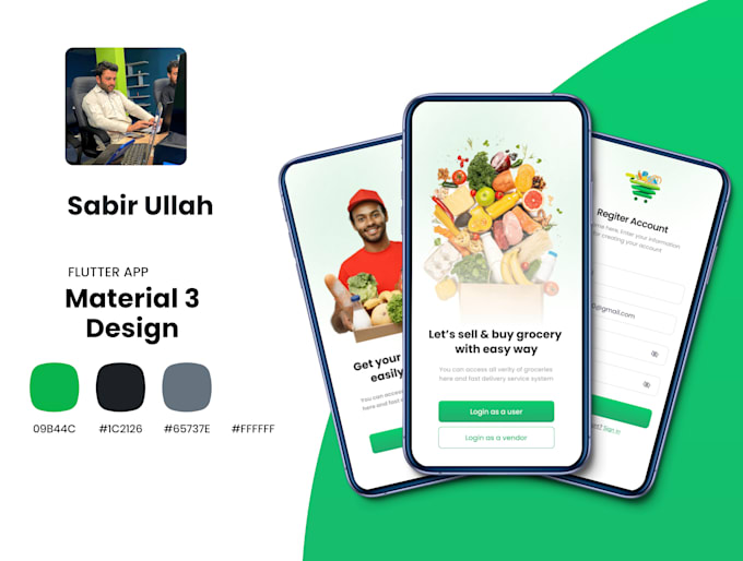 Develop mobile apps in flutter developer by Sabir_ullah | Fiverr