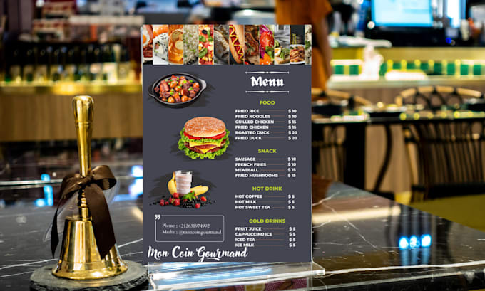 Design modern and professional restaurant menu design by Magicworkpro ...