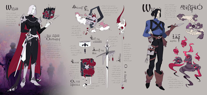 Draw your dnd character sheet by Nikmorfey | Fiverr