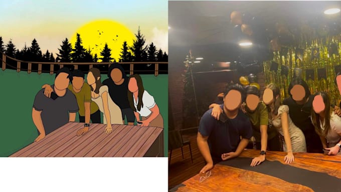 Transform your photos and drawings into digital cartoons by Kyanqwe ...