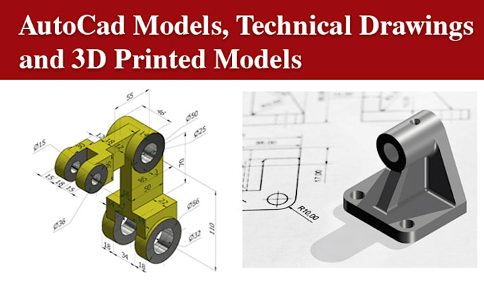 Create cad models, technical drawings and 3d printed models by ...