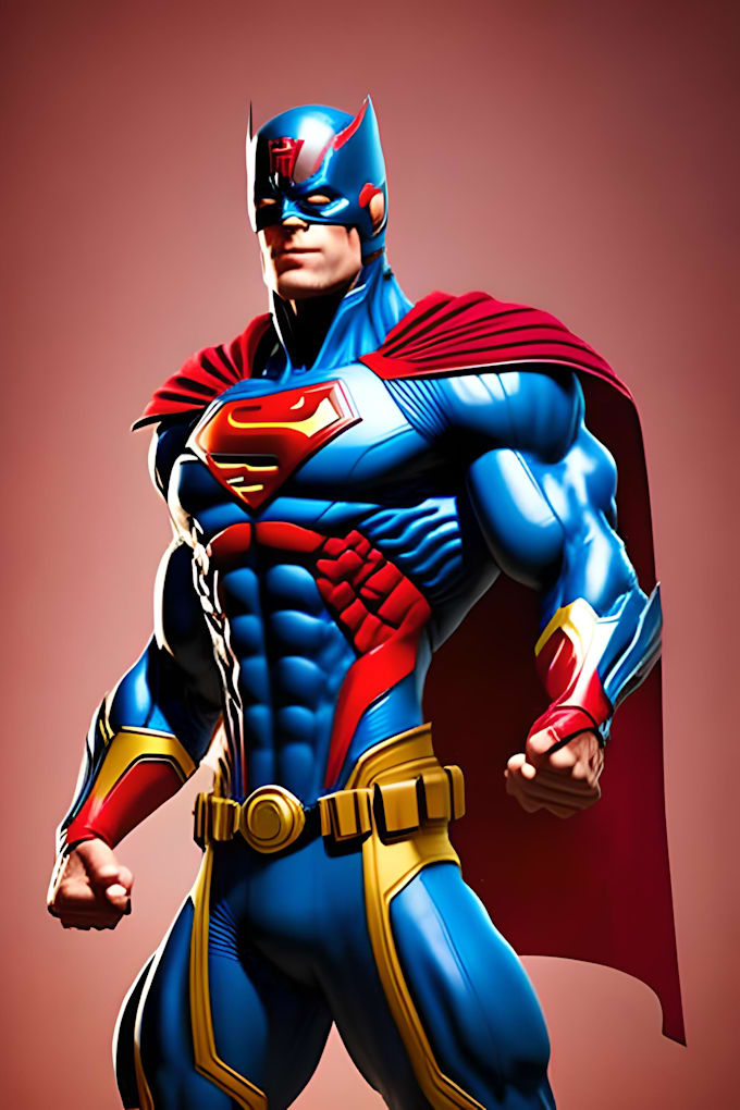 Draw you into amazing superhero comic cartoon characters by Flauppeok ...