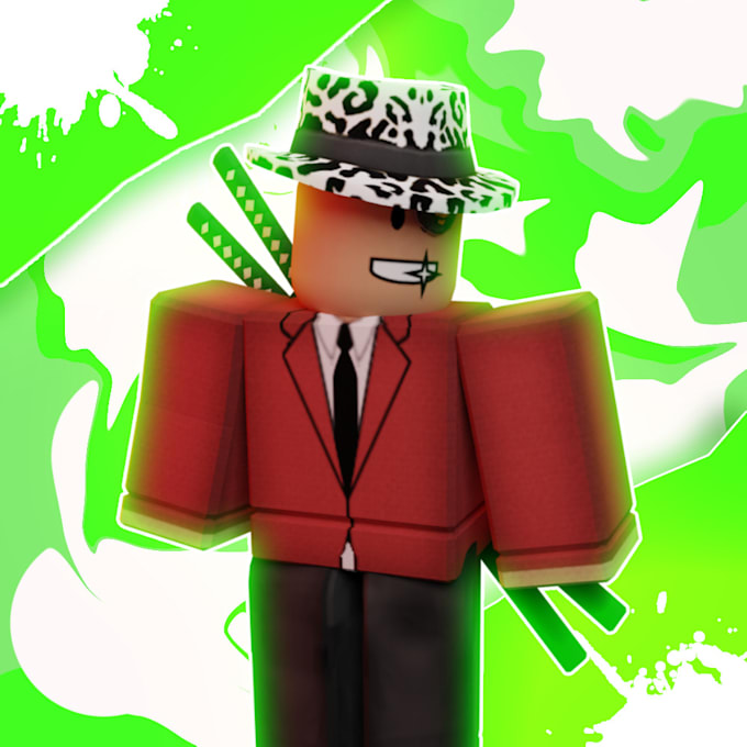 Do gfx art for your roblox profile picture by Porklyfishy | Fiverr