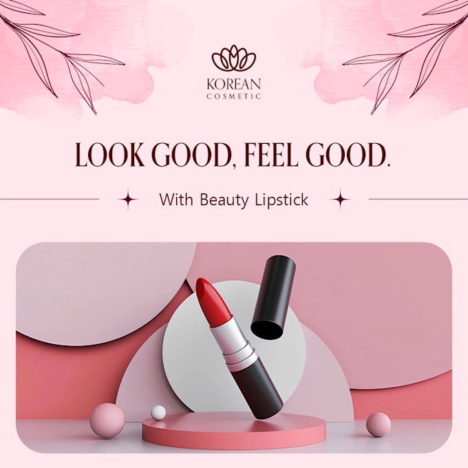 Create cosmetic post for you by Jurnystudio | Fiverr