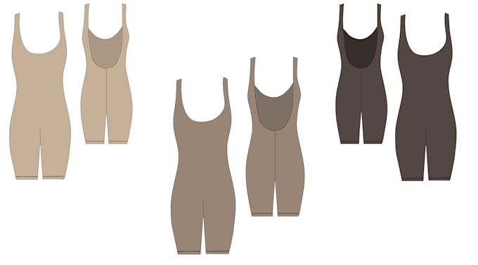 Create your activewear cad designs and tech packs by Cerisealabi_ | Fiverr
