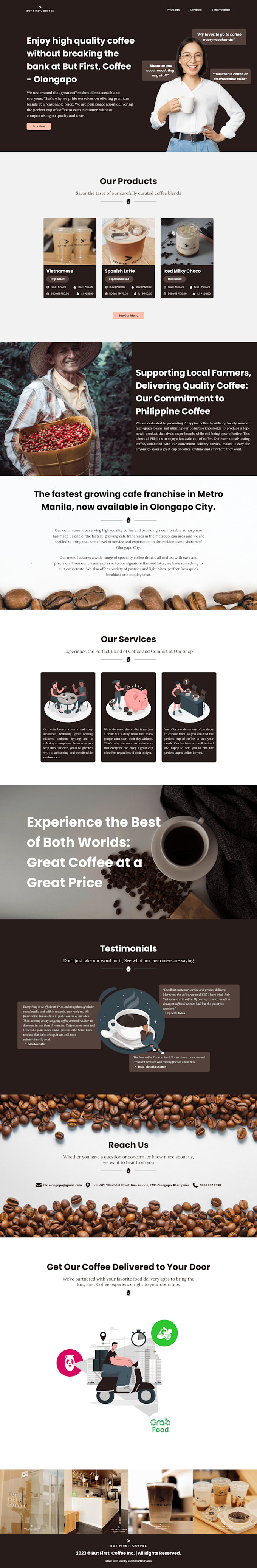 Create a professional and eye catching landing page design in figma by ...
