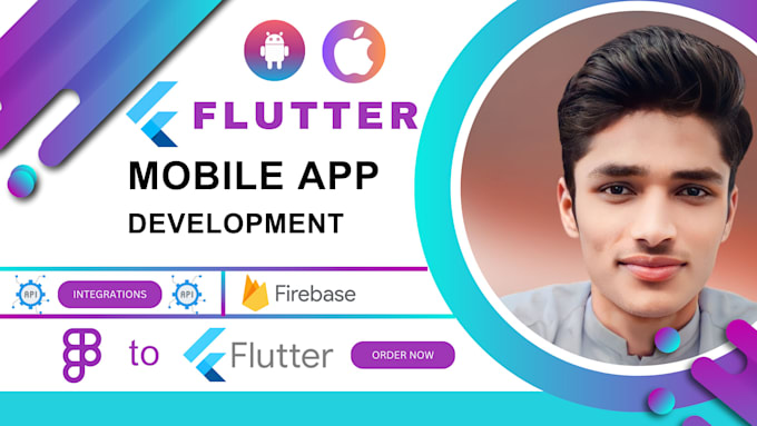 Flutter mobile app developer, cross platform apps, android app, ios app,flutter by Awais_khan07 ...