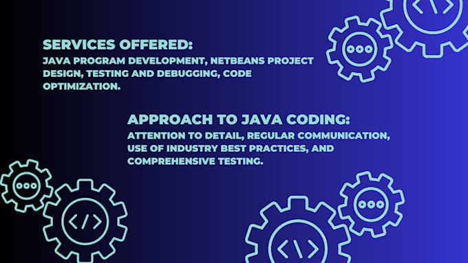 Create A Custom Java Program Using Netbeans For You By Jestyjacob Fiverr