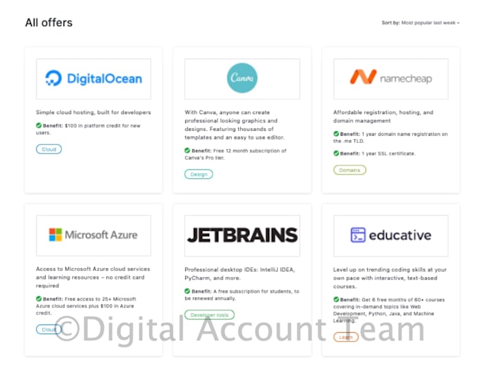 Setup github student pack by Edrivox | Fiverr
