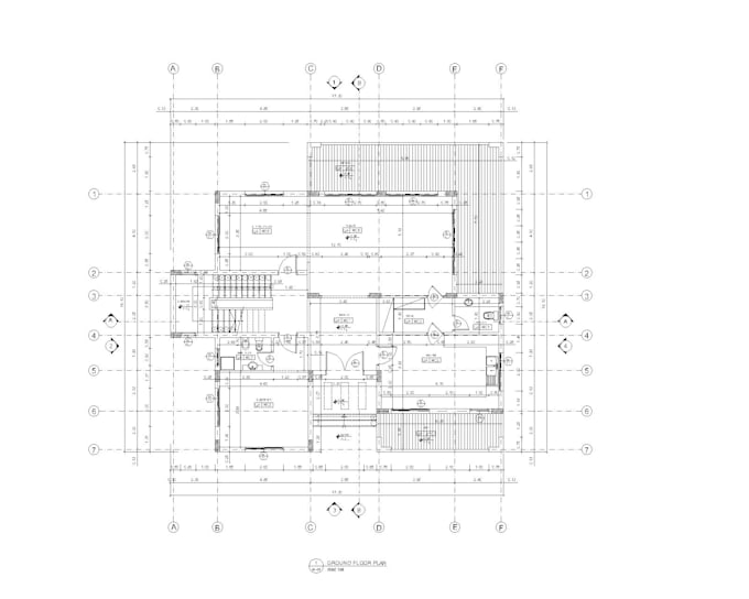 Draw autocad 2d drawing for buildings by Ahmedgaad96 | Fiverr