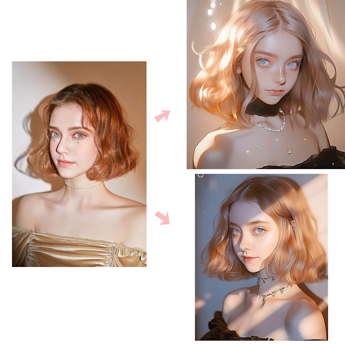 Transform Yourself Into An Anime Style Avatars And Portraits By Artin3am Fiverr 