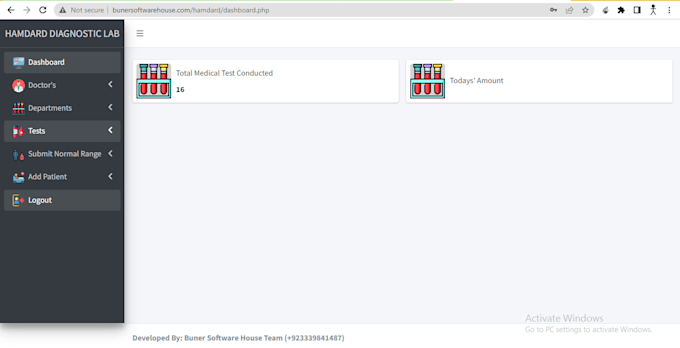 Deliver medical diagnosing laboratory management system in php mysql by ...