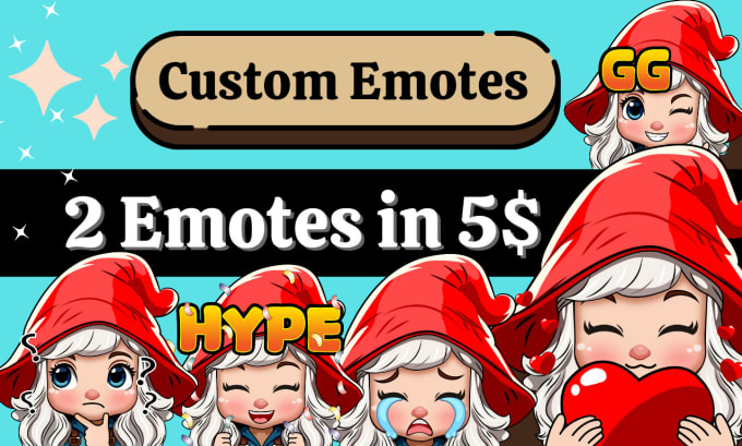 Draw Cute Chibi Emotes For Twitch And Discord Emoji By Abdulrhman03