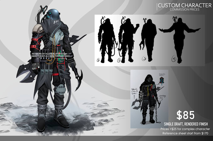 Design custom character and character concept by Agungwumbo | Fiverr