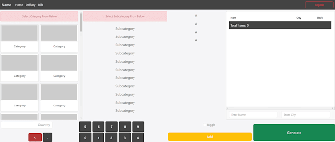 Custom invoice, billing, inventory application by Zerulean | Fiverr