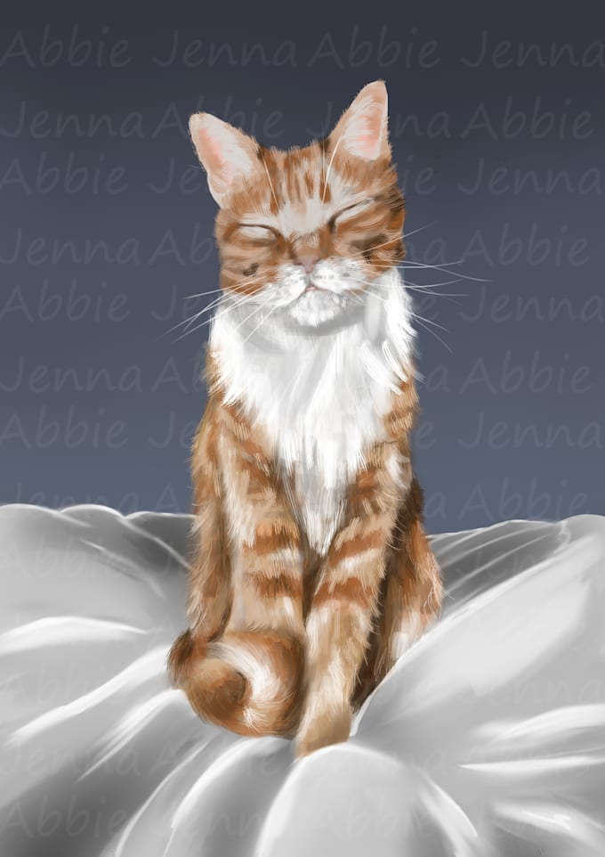 Draw you a detailed pet portrait by Abbiejenna | Fiverr