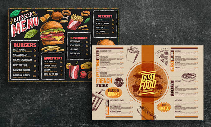 Design modern restaurant menu and food menu price list by Dilushanjay ...