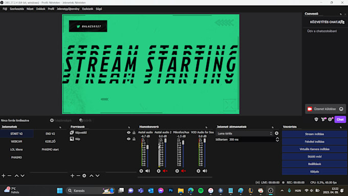 Setup obs or streamlabs for live stream by Balazs0327 | Fiverr