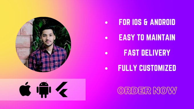 Build Ios And Android Mobile App Using Flutter By Sr4technosoft Fiverr