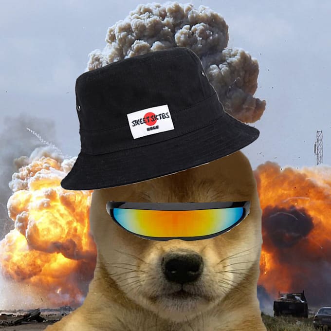 Make a crazy cool funny doge meme profile picture by Nielswitteveen ...