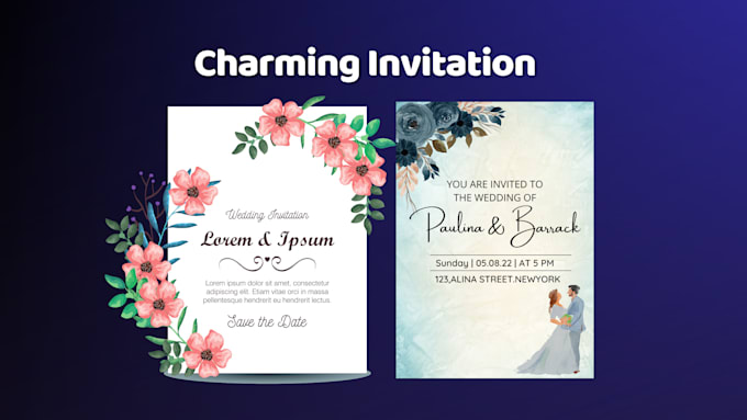 Design an effective invitation card for your upcoming events by Mamunid ...
