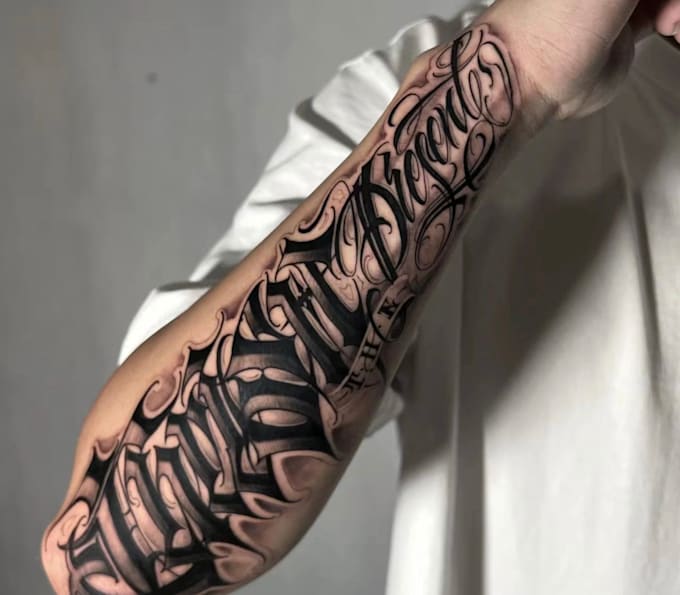 Professional body tattoo design by Azrkxzq | Fiverr