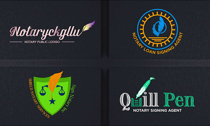 Do top notch notary logo design to build your brand identity by Saide ...