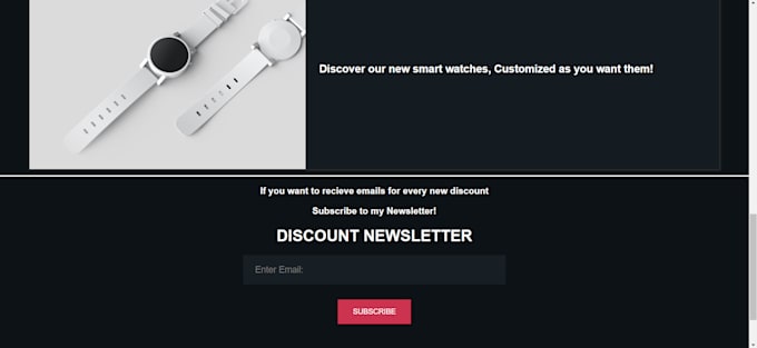 Create a good looking landing page for your website in html and css by ...