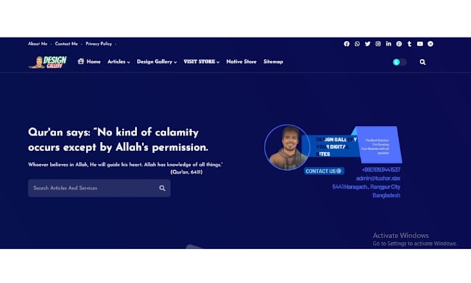 Customize blogspot website with premium templates by Tusharimran10 | Fiverr