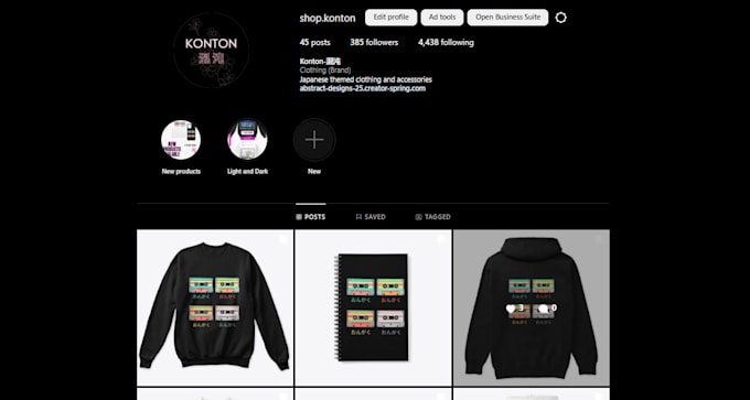 Set up teespring and redbubble stores with designs by Shop_konton | Fiverr