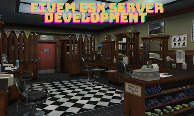 Develop fivem esx server with premium scripts, fivem mlo, peds, fix ...