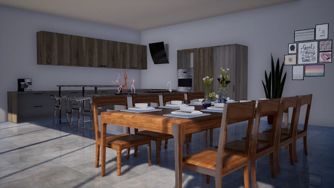 Create house plan and 3d model with rendering by Dclhomes | Fiverr