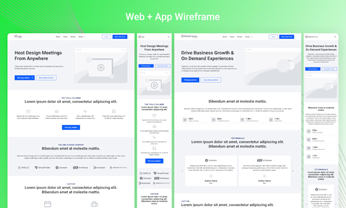 Design wireframes for your website in figma by The_umair | Fiverr